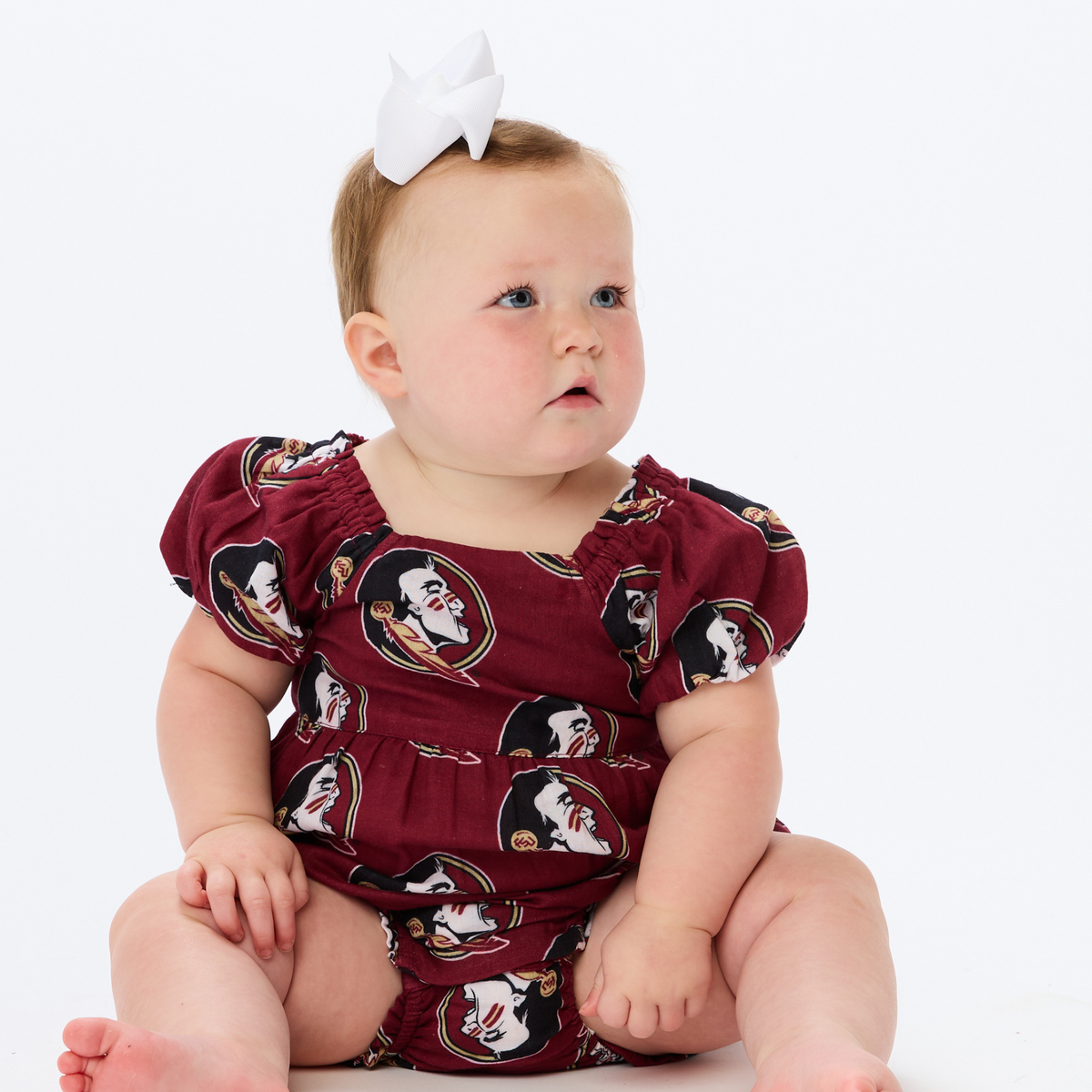 The FSU Seminoles Puff Sleeve Onesie – Stewart Simmons