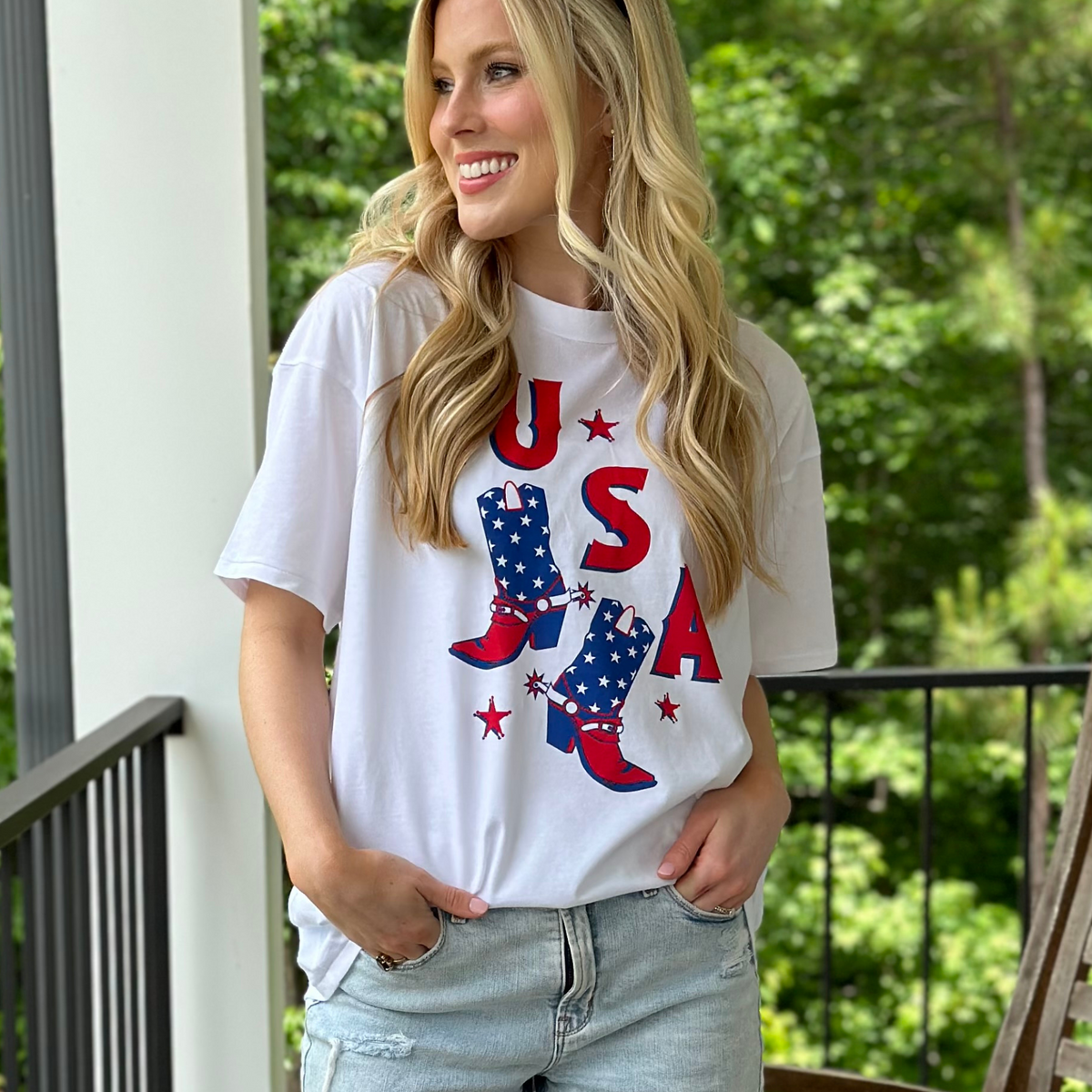 The USA Boots Grand Tee – Stewart Simmons