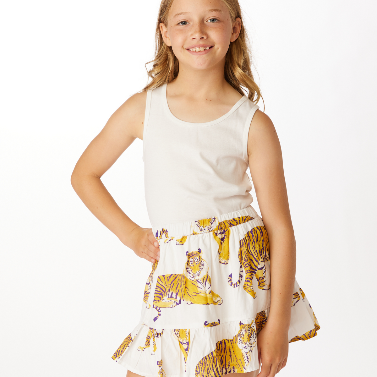The LSU Girls Poplin Skirt – Stewart Simmons