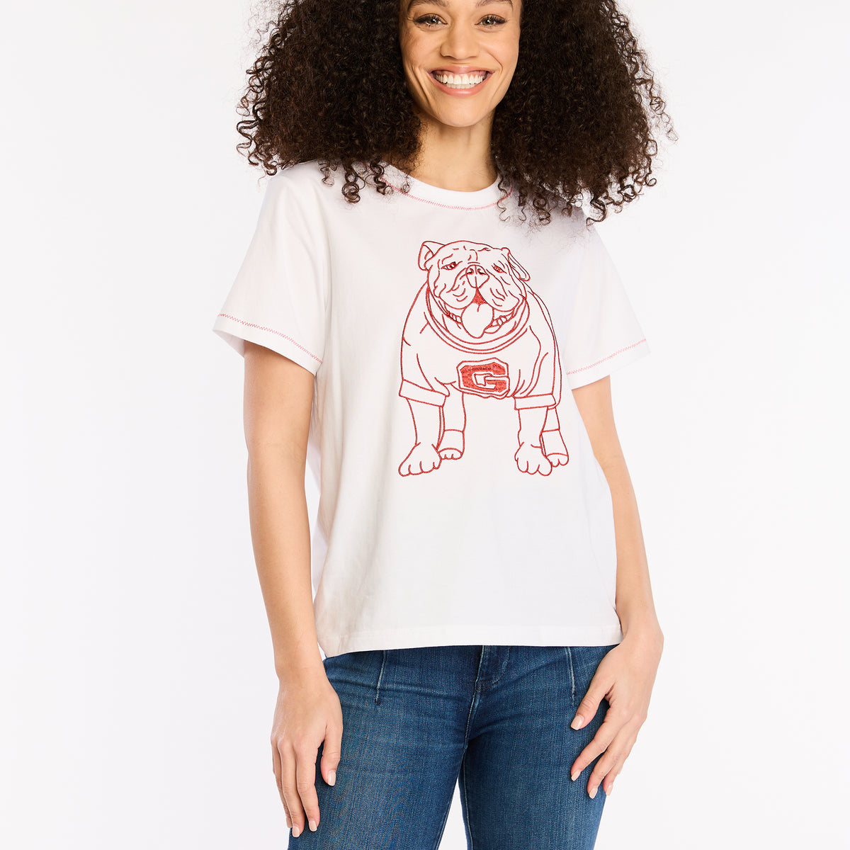 Game Day Embroidered Tee – Stewart Simmons