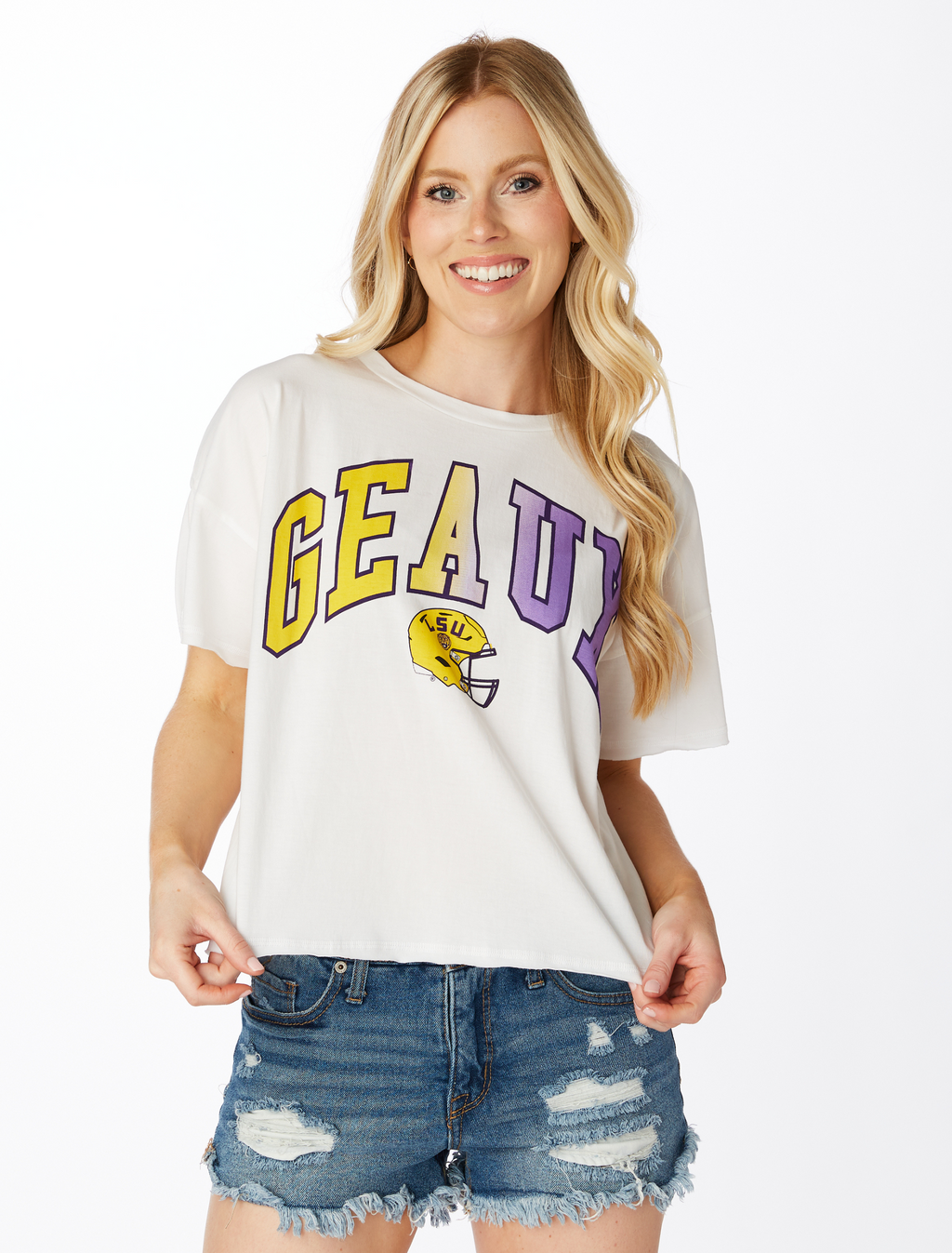 The Geaux Boxy Tee – Stewart Simmons
