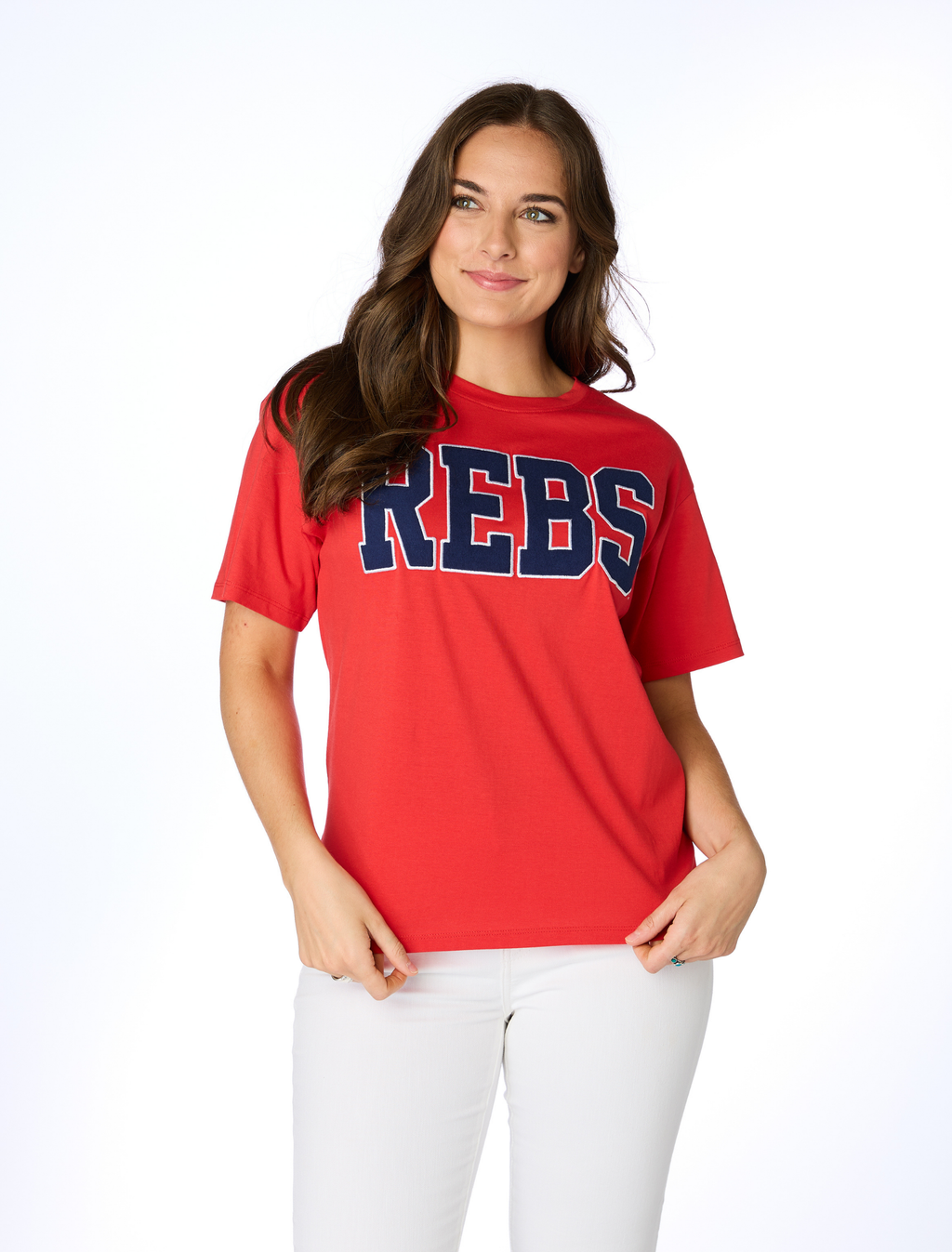 The Rebs Varsity Boyfriend Tee – Stewart Simmons