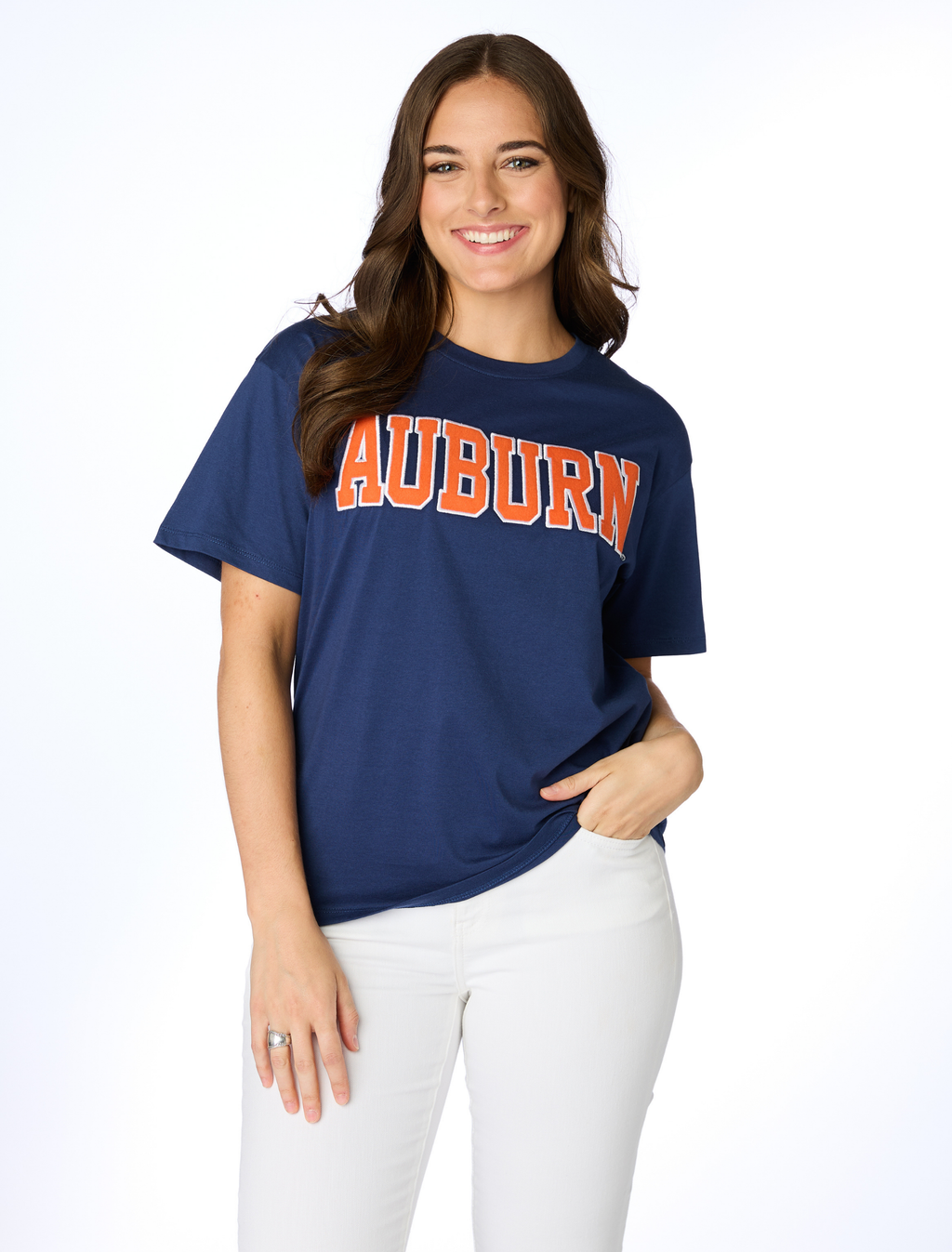 The Auburn Varsity Boyfriend Tee – Stewart Simmons