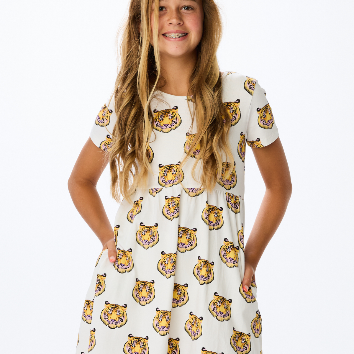 The LSU Tigers Girls Pocket Dress – Stewart Simmons