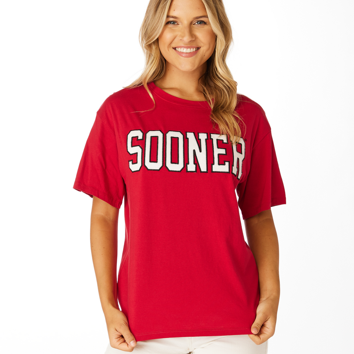 The Sooner Varsity Boyfriend Tee – Stewart Simmons