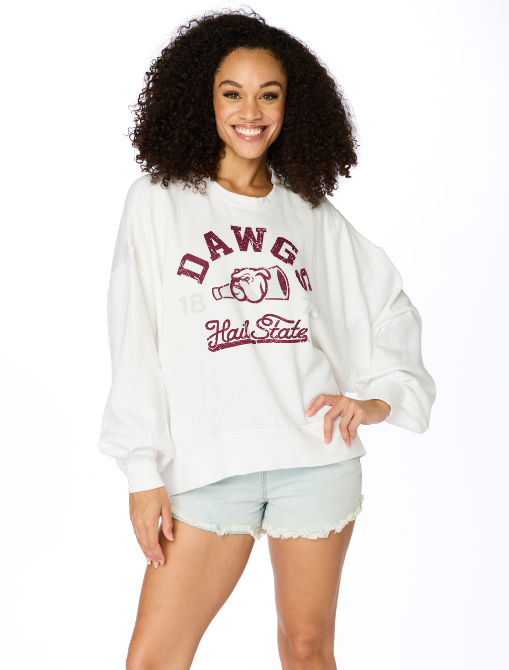 The Dawgs Balloon Pullover | Mississippi State – Stewart Simmons