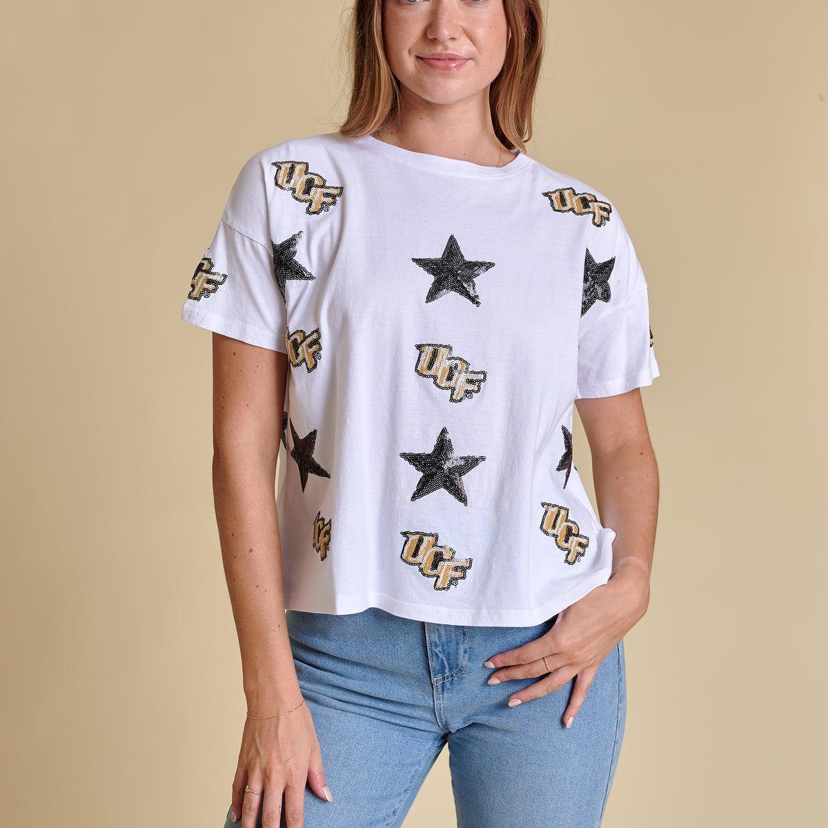 Game Day Sequin Tee – Stewart Simmons